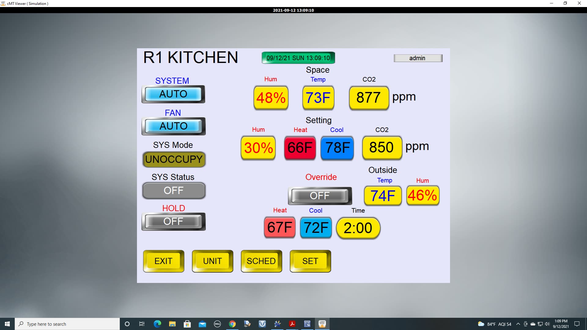 Hvac Control Based On Temco T3000 Controller And Weintek Cmt Srv 100 Hmi Project Showcase 
